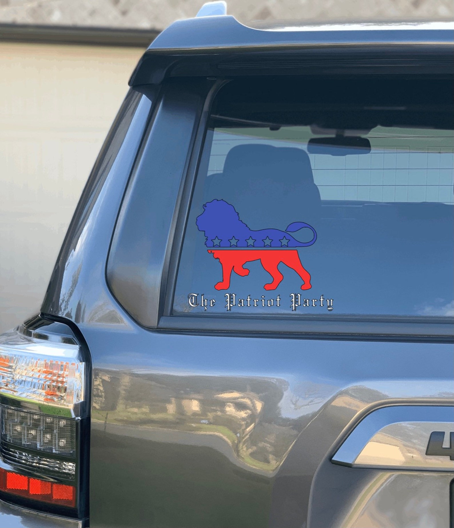 The Patriot Party Window Decal - Etsy