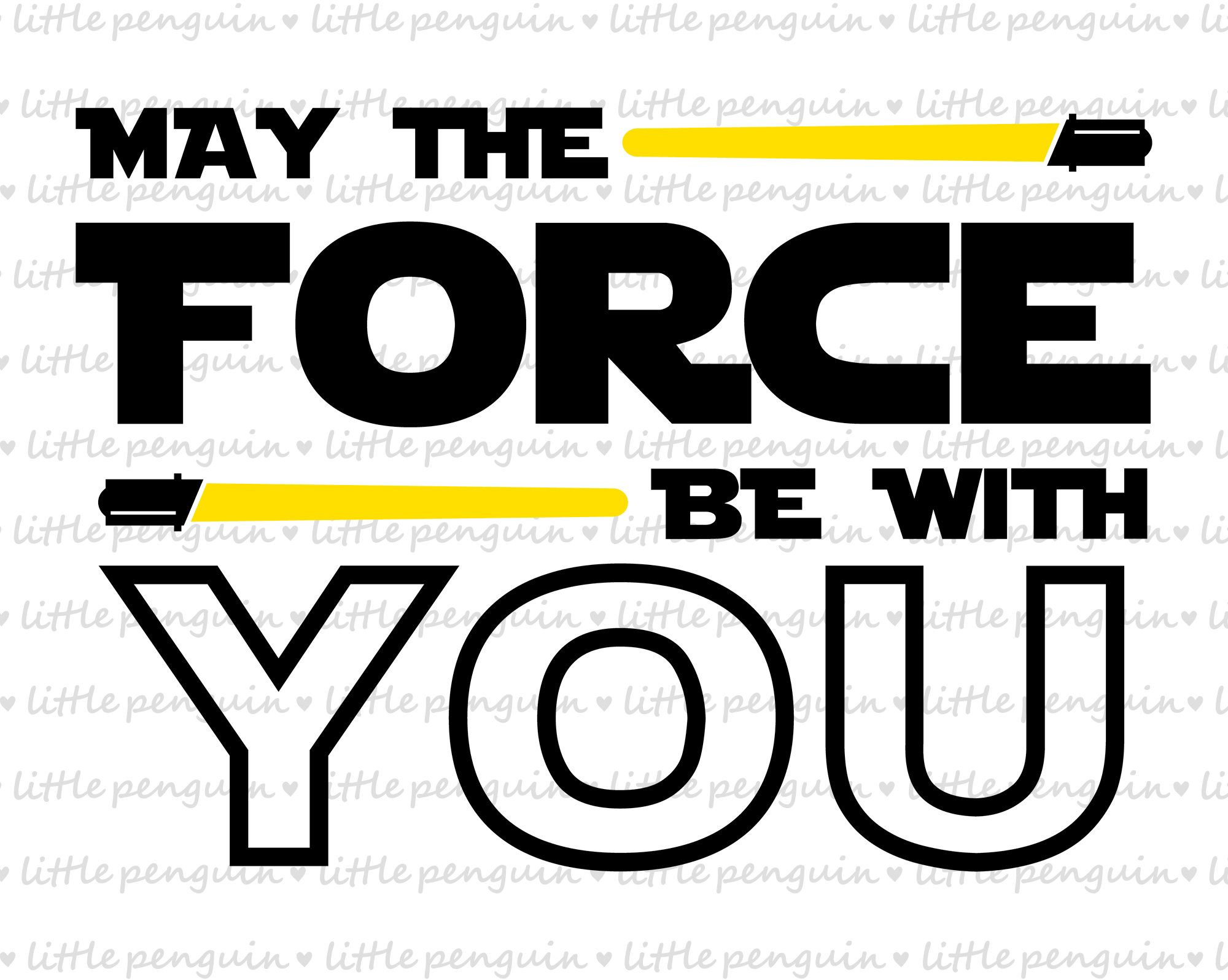 STAR WARS SVG May the Force Be With You Svg Star Wars Svg | Etsy Australia