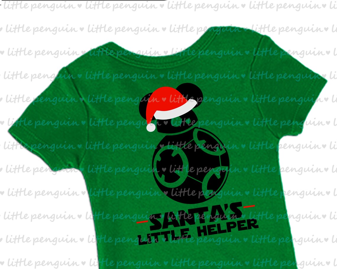 STAR WARS SVG Christmas svg BB8 svg HoHoHo Santa claus | Etsy