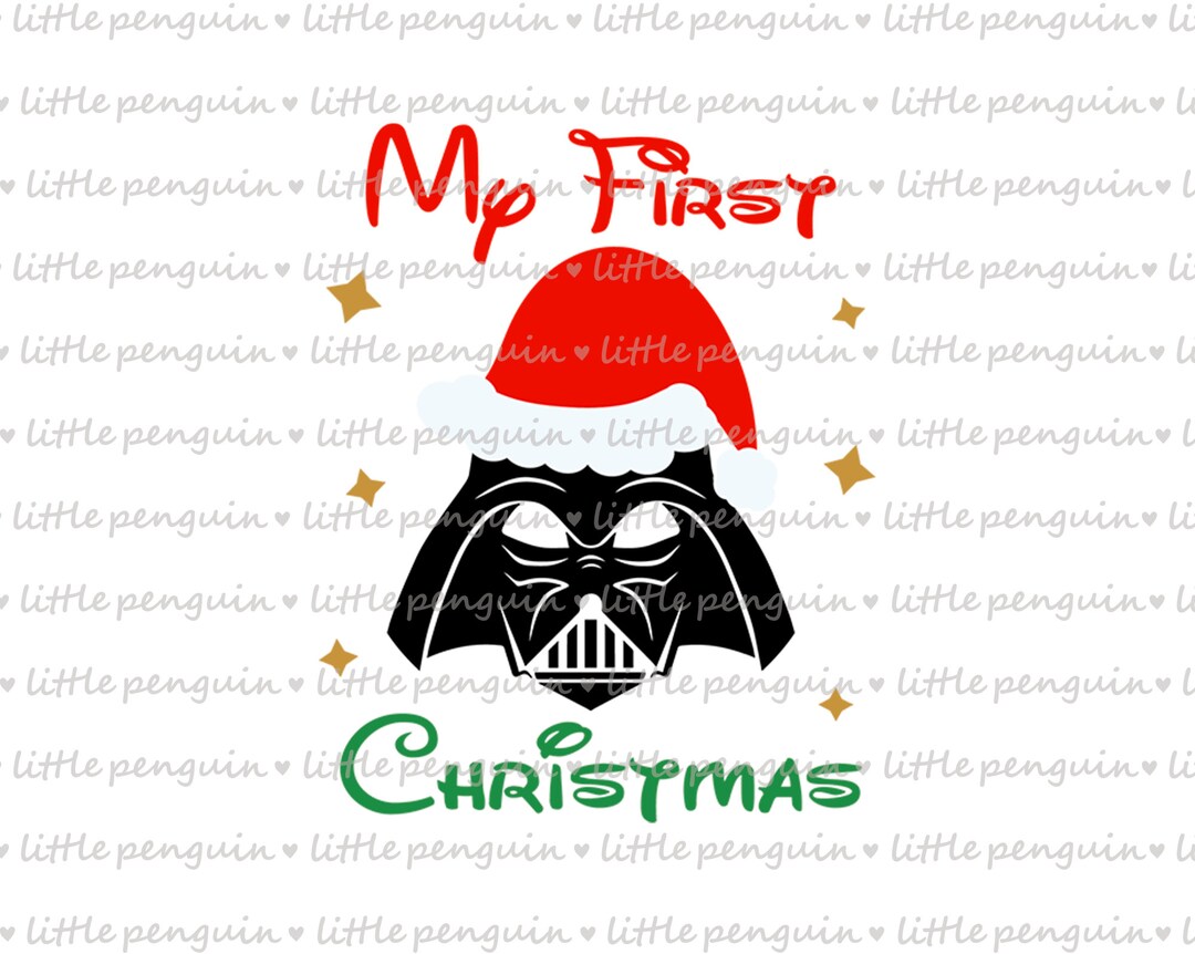 STAR WARS SVG Christmas Svg Darth Vader Svg My First - Etsy