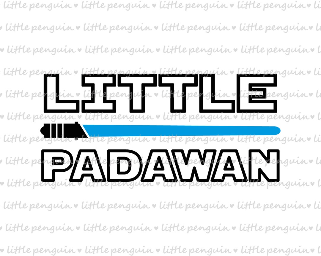 STAR WARS SVG, Little Padawan, Star Wars Svg, Clip Art, T-shirt, Onesie ...