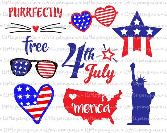 Independence Day 4th of July Bundle Patriotic Svg USA - Etsy