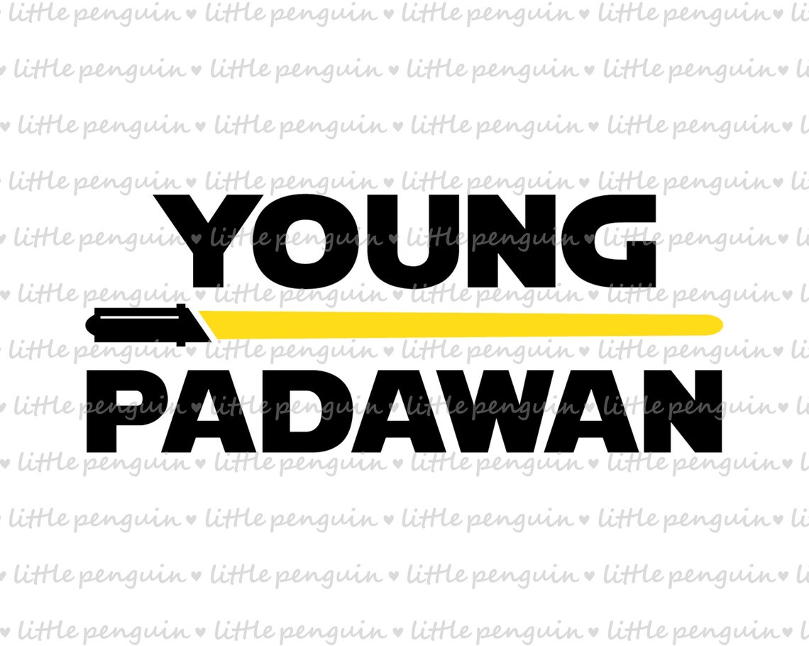 STAR WARS SVG Young Padawan Star Wars Svg Clip Art - Etsy