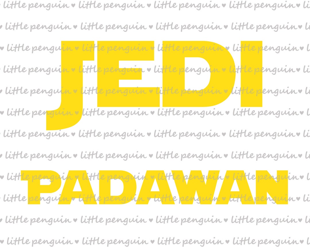 STAR WARS SVG, Jedi Svg, Padawan Svg, Star Wars Cutting File, Padawan ...