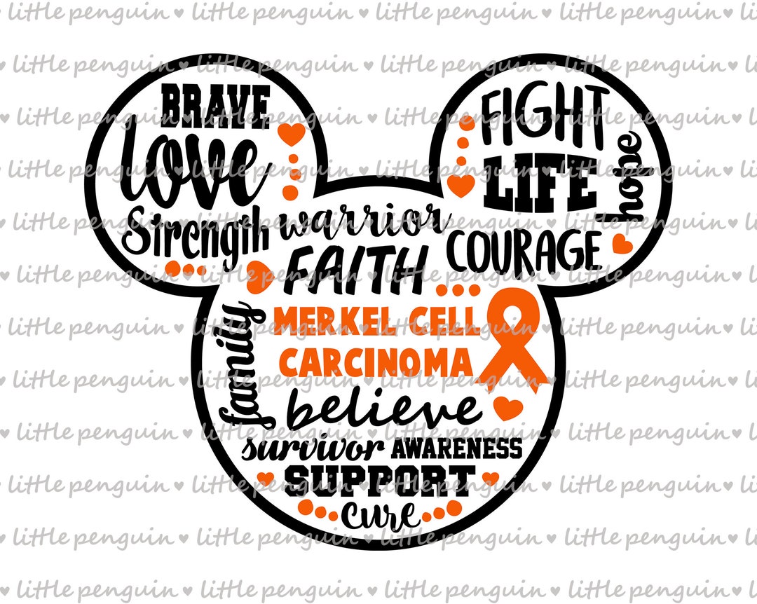 AWARENESS SVG, Merkel Cell Carcinoma Cancer Ribbon, Awareness Digital ...