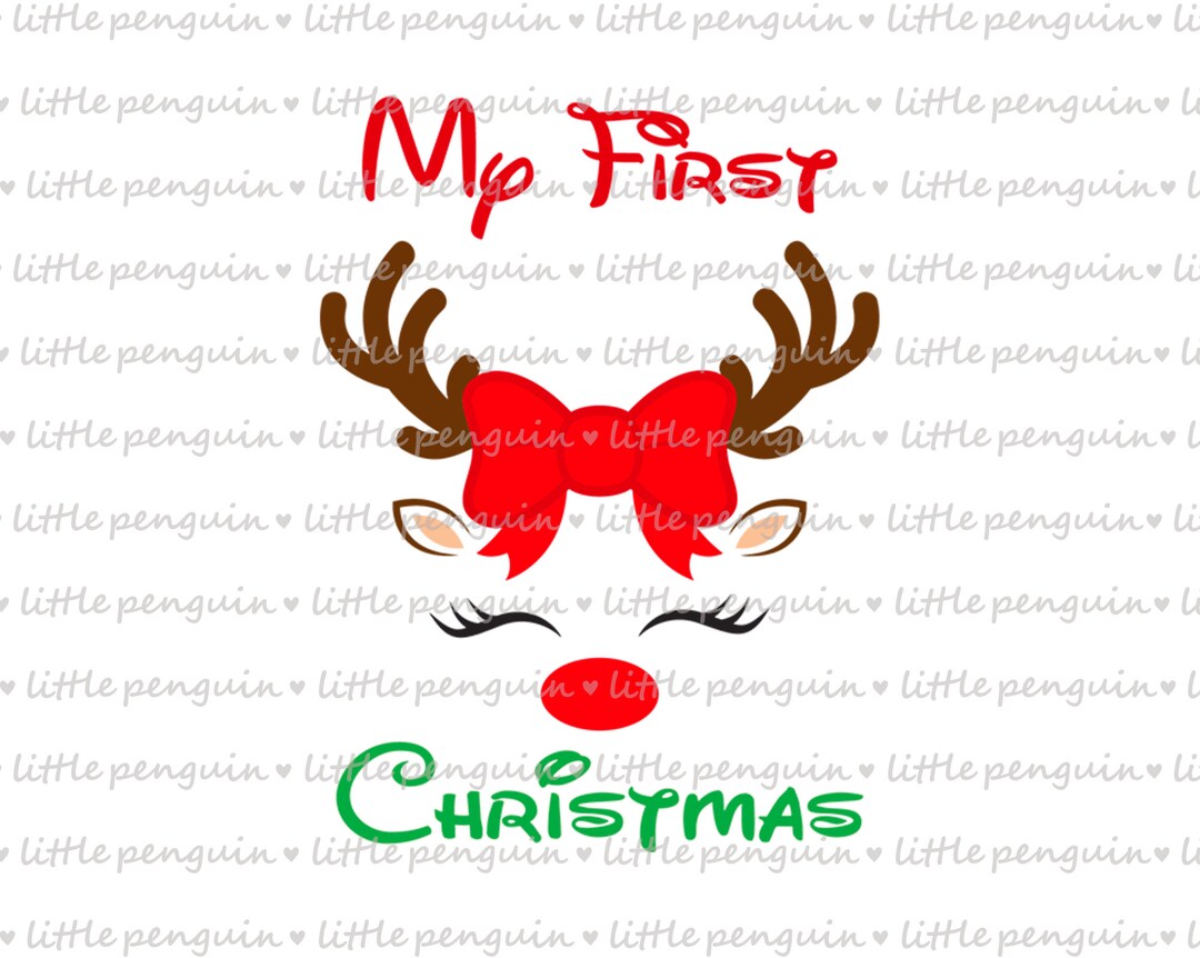 Christmas, My First Christmas, Rudolph, Christmas Shirt Design, Onesie ...