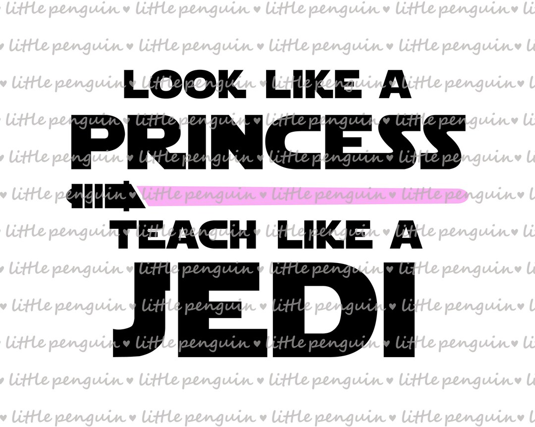 STAR WARS SVG, Jedi Princess, Princess Leia, Clip Art, T-shirt, Onesie ...