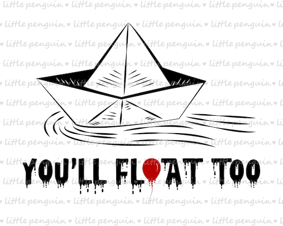 IT SVG You'll Float Too Pennywise Svg IT Movie | Etsy Canada