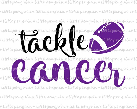 TACKLE Cancer Cancer Svg Cancer Ribbon Awareness Clip Art - Etsy