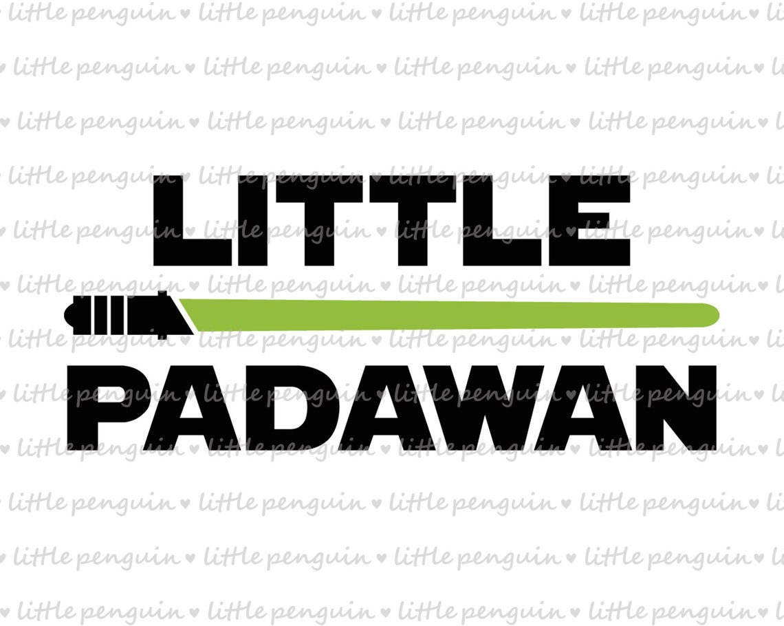 STAR WARS SVG Little Padawan Star Wars Svg Clip Art - Etsy