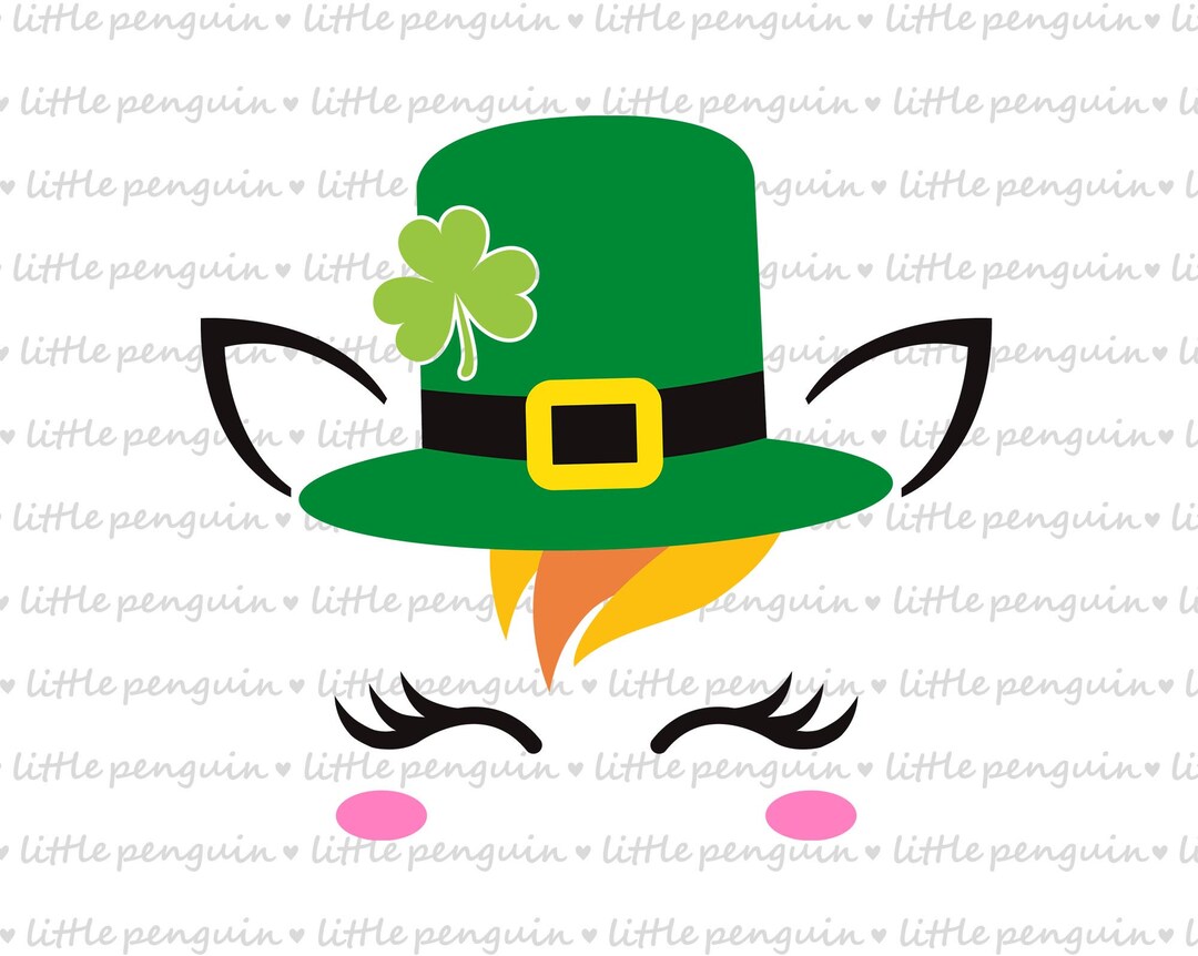 Día de San Patricio svg, Unicornio svg, trébol svg, trébol svg ...