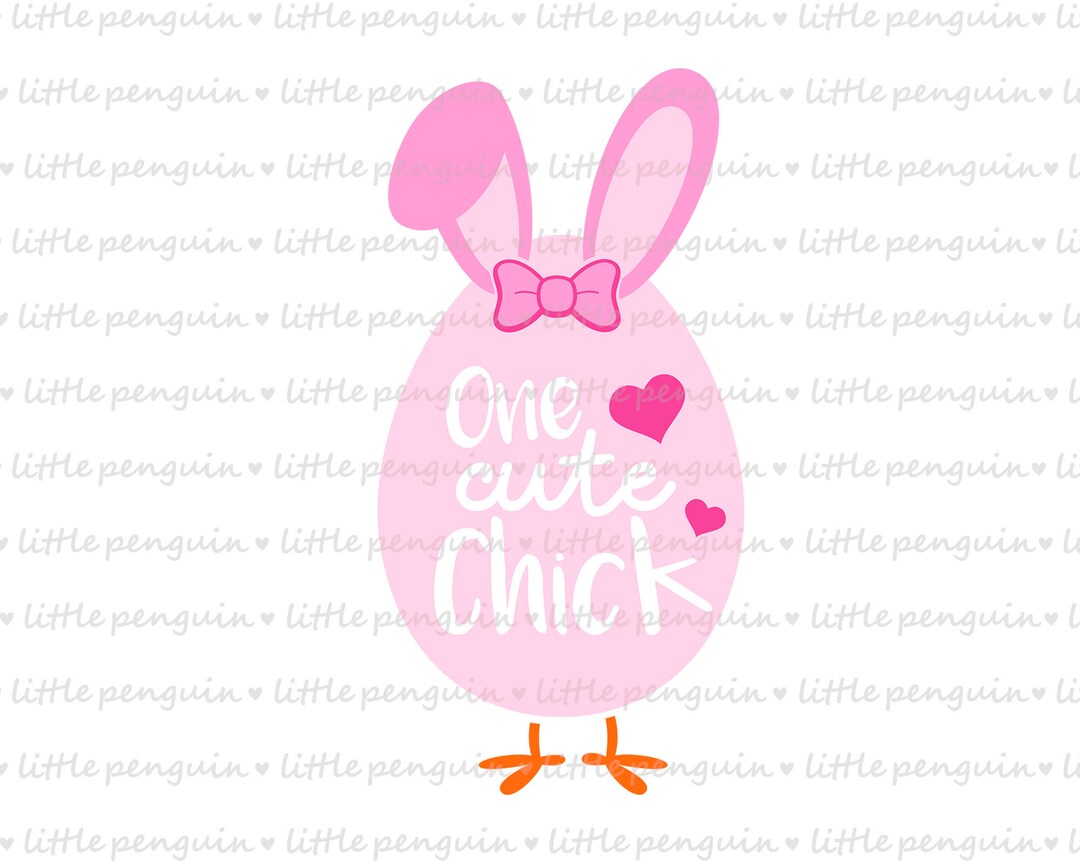 Easter SVG, One Cute Chick, Clip Art, Cut File, Kid Easter, Shirt ...