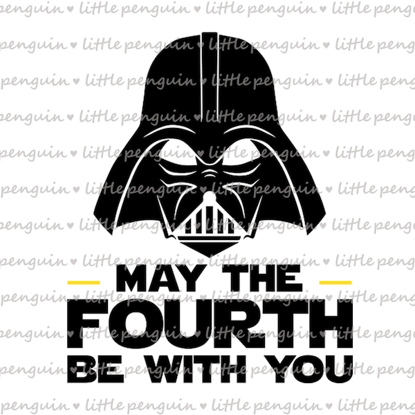 Darth Vader May the Fourth Be With You Svg - Etsy