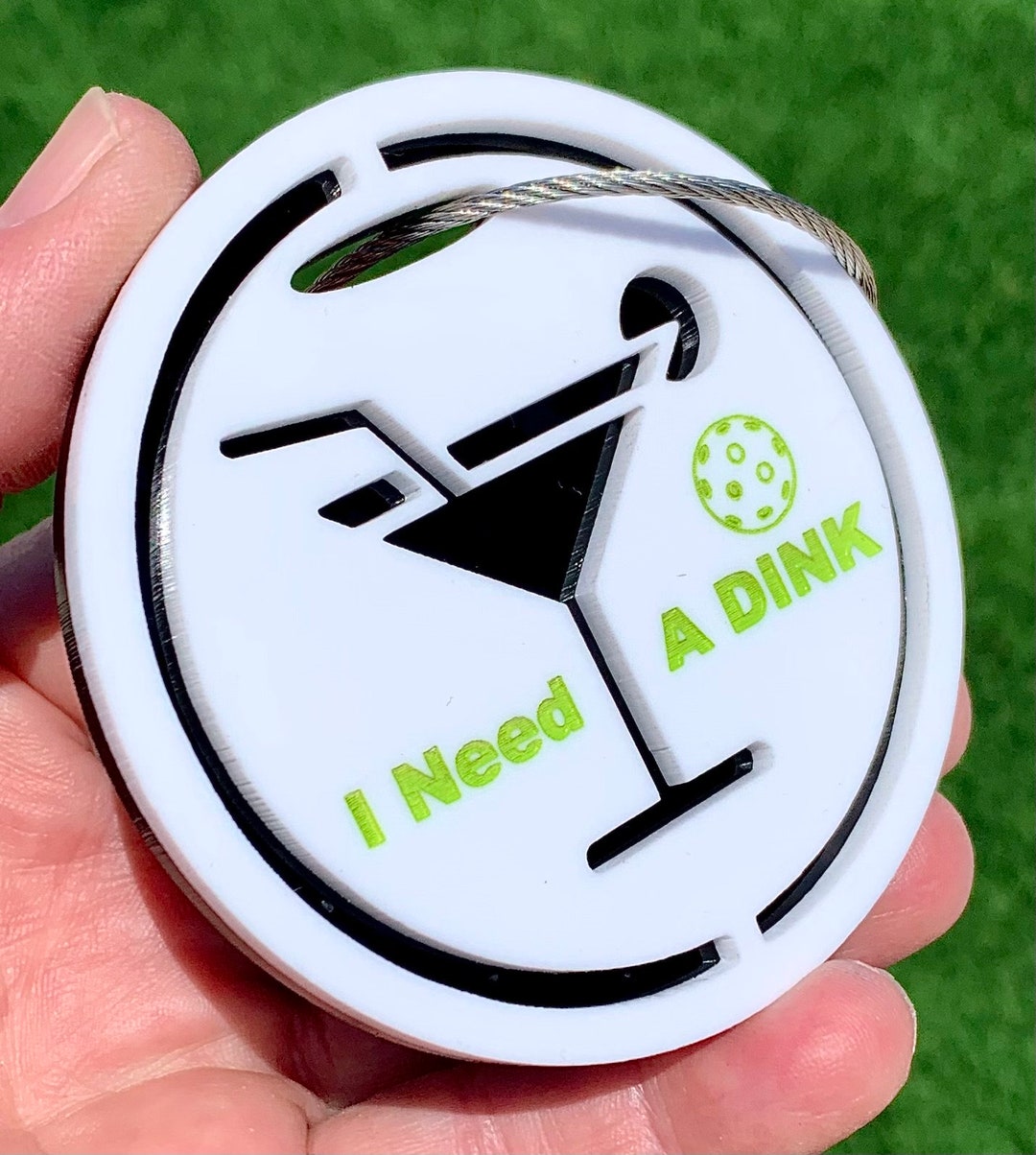 I Need A Dink Pickleball Humor Bag Tag, Pickleball Gift for A Friend ...