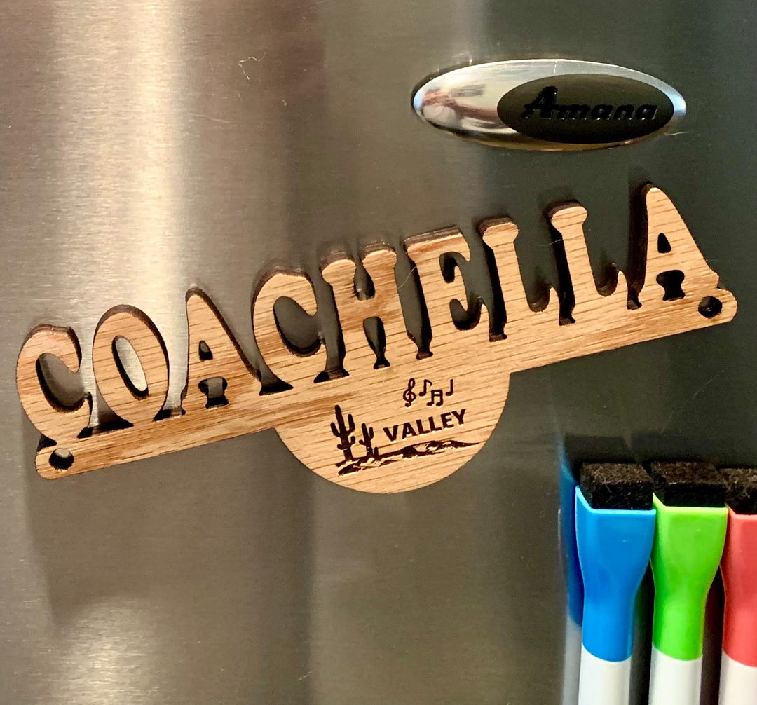 Coachella Fridge Magnet Sign, Coachella Music Festival Sign, Coachella ...