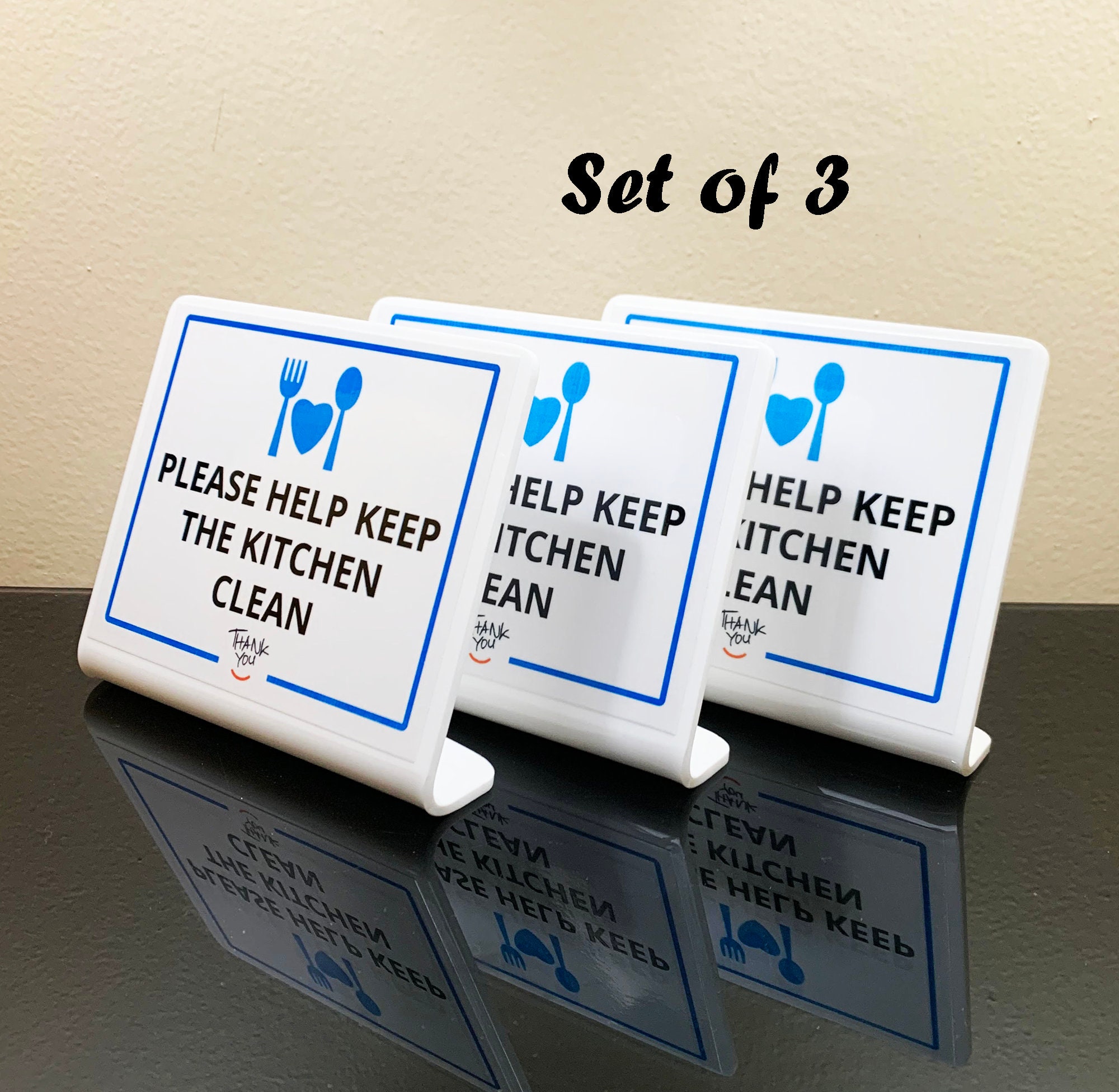 Keep Place set of 3 Clean Sign for Bed and Breakfast - Etsy