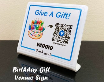 Qr Code Birthday Sign - Etsy