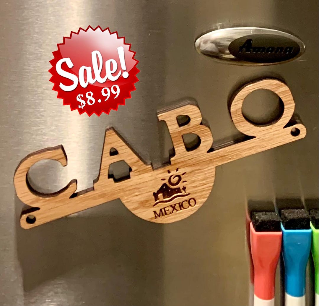 Deluxe Cabo San Lucas, Mexico Wood Crafted Fridge Travel Magnet Signs ...