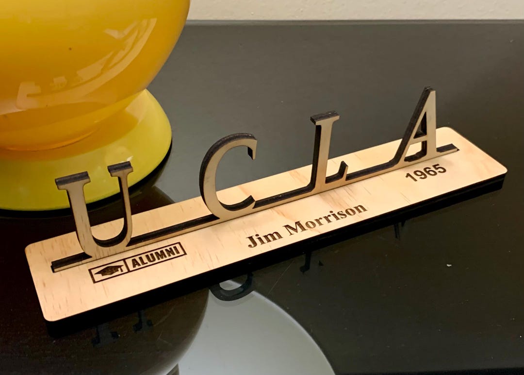 UCLA Alumni Custom Wood Graduation Plaque, College Graduation Gift ...