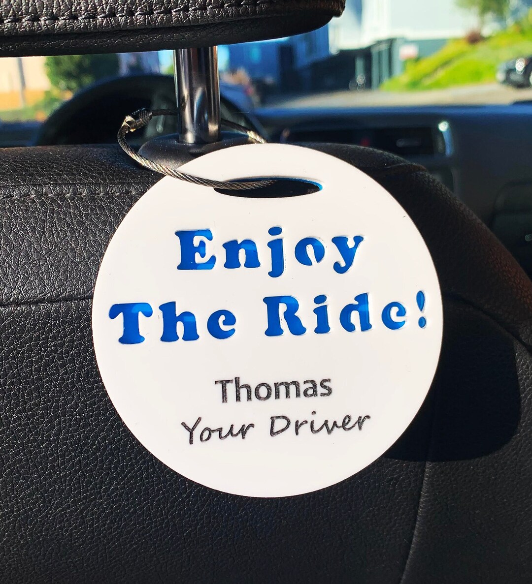 New enjoy the Ride Custom Acrylic Sign for Uber, Lyft and Rideshare ...