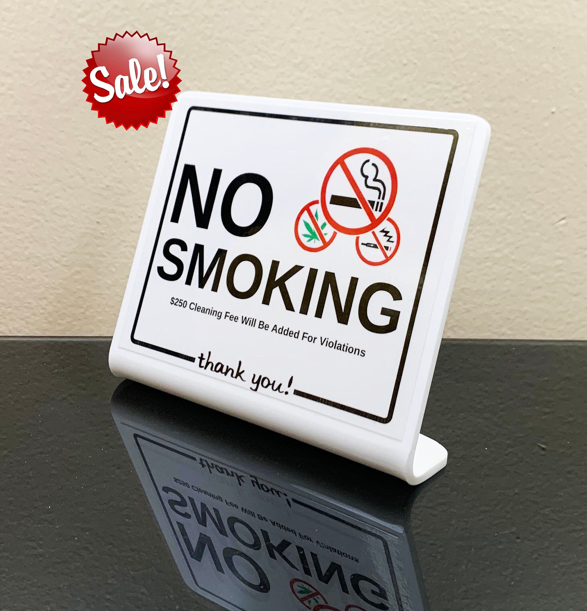 No Smoking Weed Sign