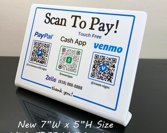 Qr Code Venmo Sign - Etsy