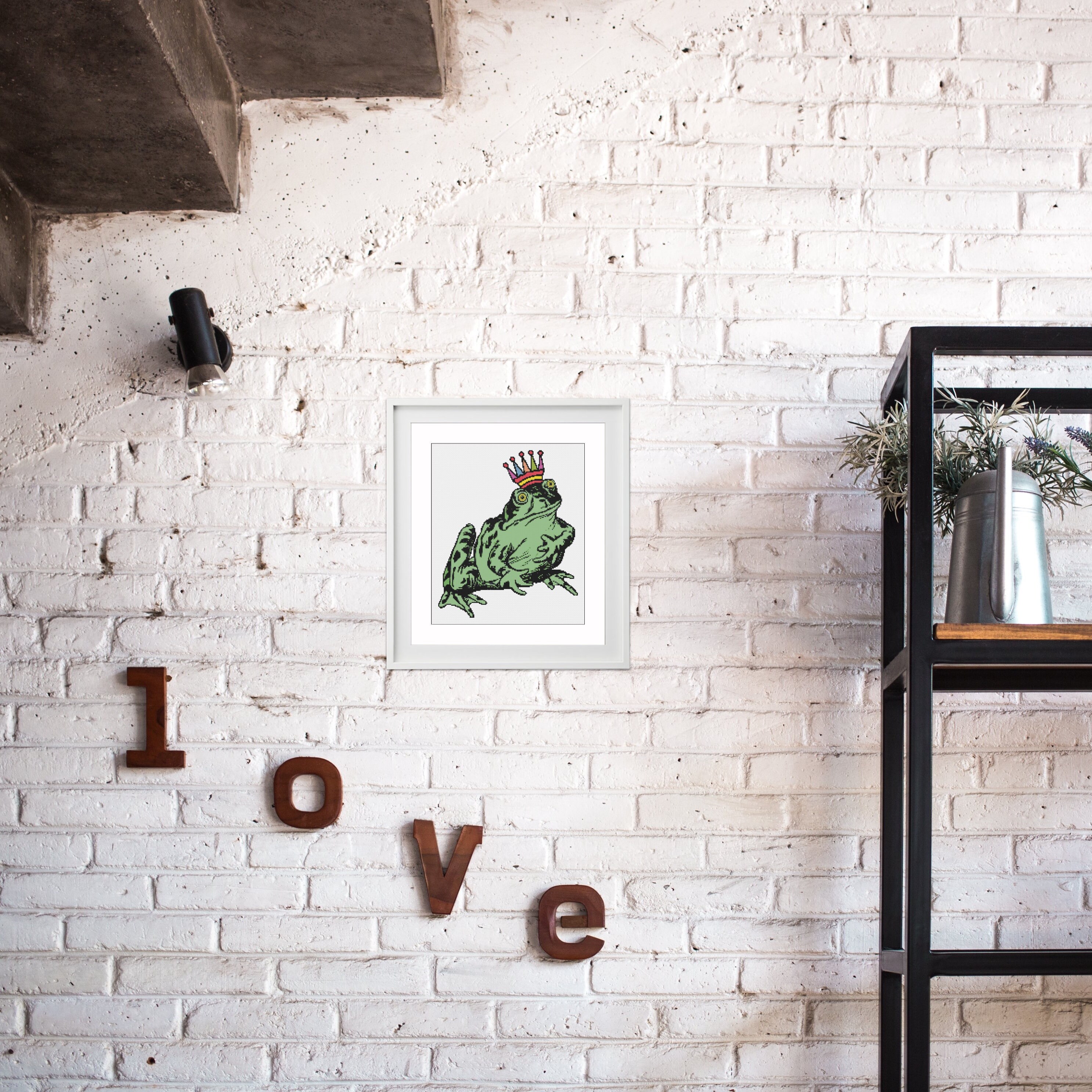 Frog Prince Cross Stitch Pattern Fairy Tale Frog Prince - Etsy