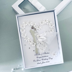 Personalised Wedding Card Handmade Luxury 3d Wedding Gift Box - Etsy UK