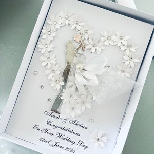 Personalised Wedding Card Handmade Luxury 3d Wedding Gift Box - Etsy UK