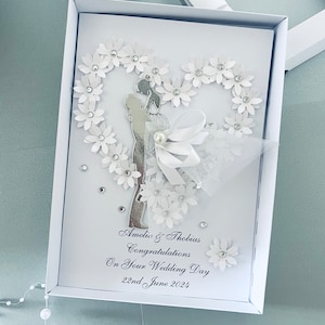 Personalised Wedding Card Handmade Luxury 3d Wedding Gift Box - Etsy UK