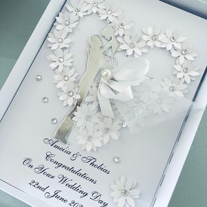 Personalised Wedding Card Handmade Luxury 3d Wedding Gift Box - Etsy UK