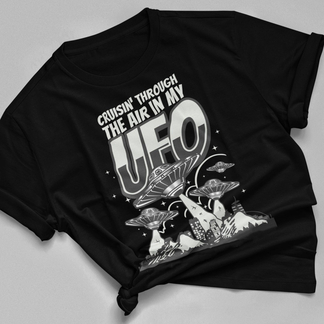 UFO Shirt, Hip Hop Lyrics, Alien Graphic Tshirt, Funny Alien Tshirt ...