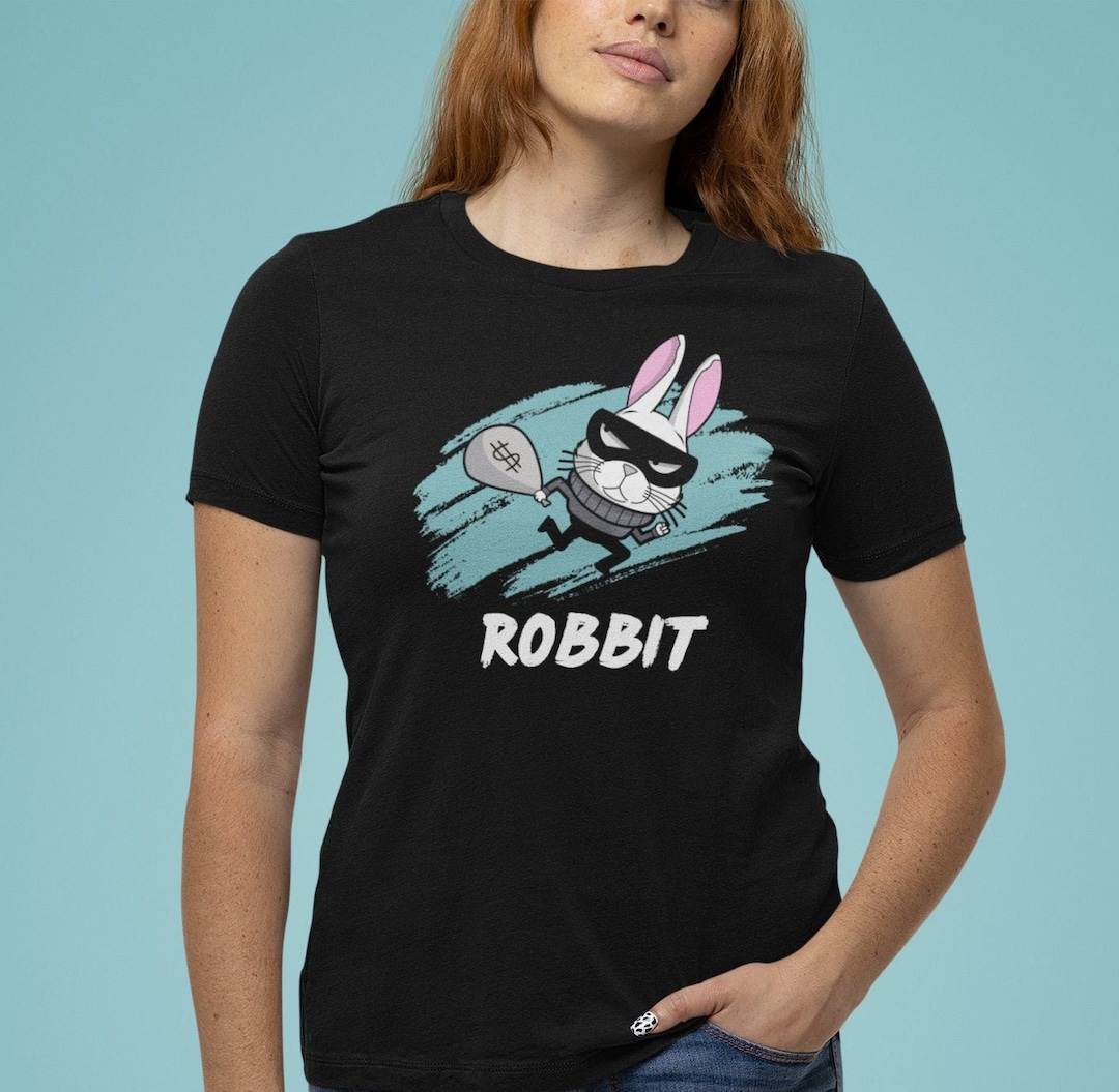 Funny Rabbit Shirt, Robbit, Easter Bunny, Humorous Shirts, Gift for ...