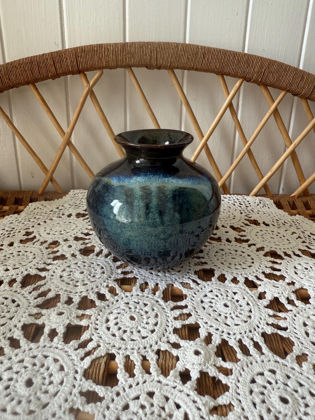Vintage Australian Pottery Vase | One Tree Hill Pottery - Judy and Ric ...