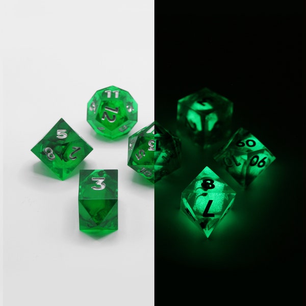 Glowing Dice - Etsy