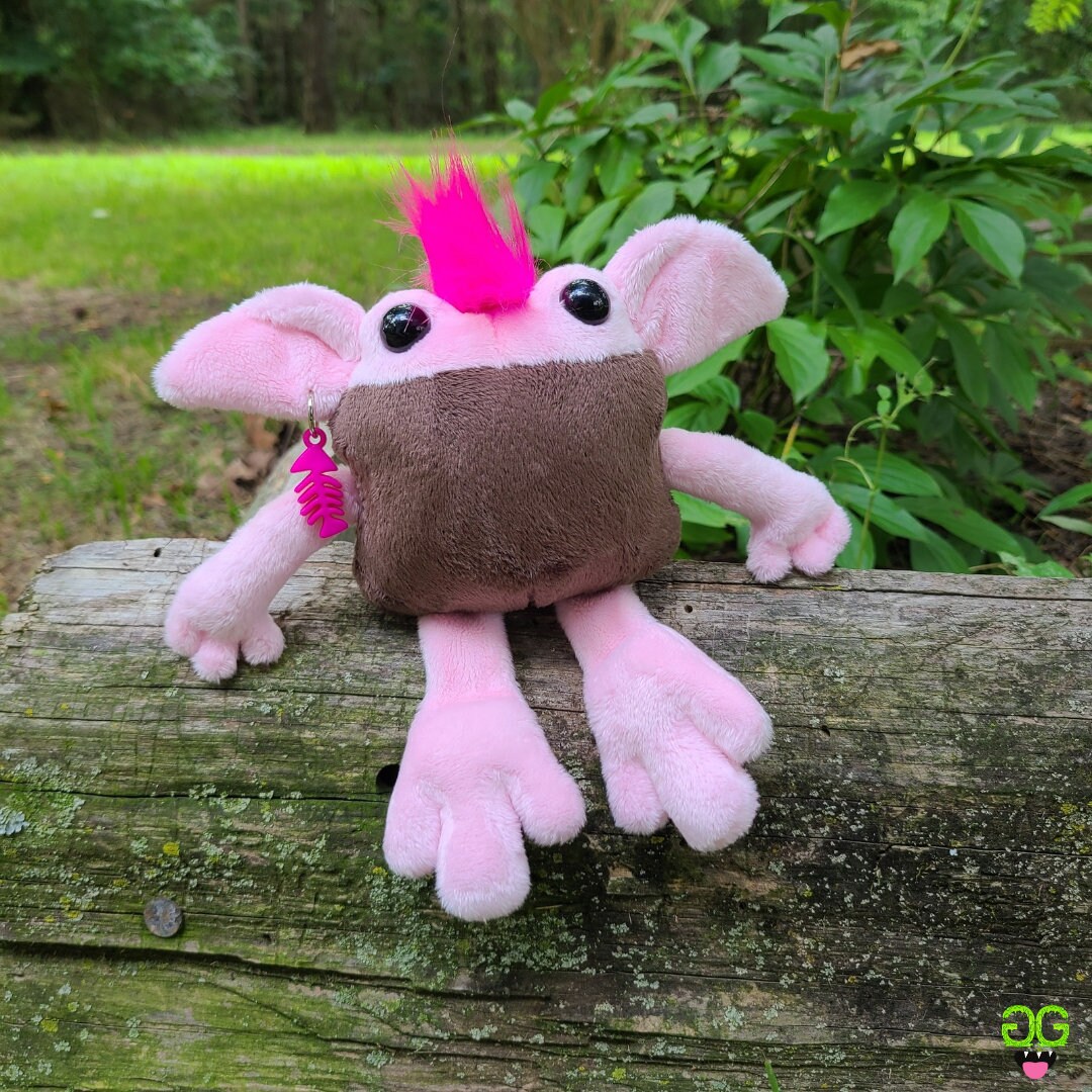 Blippy the Frogfolk Grung OOAK Plush Frog Creepy Cute Frog Gobblygorks ...