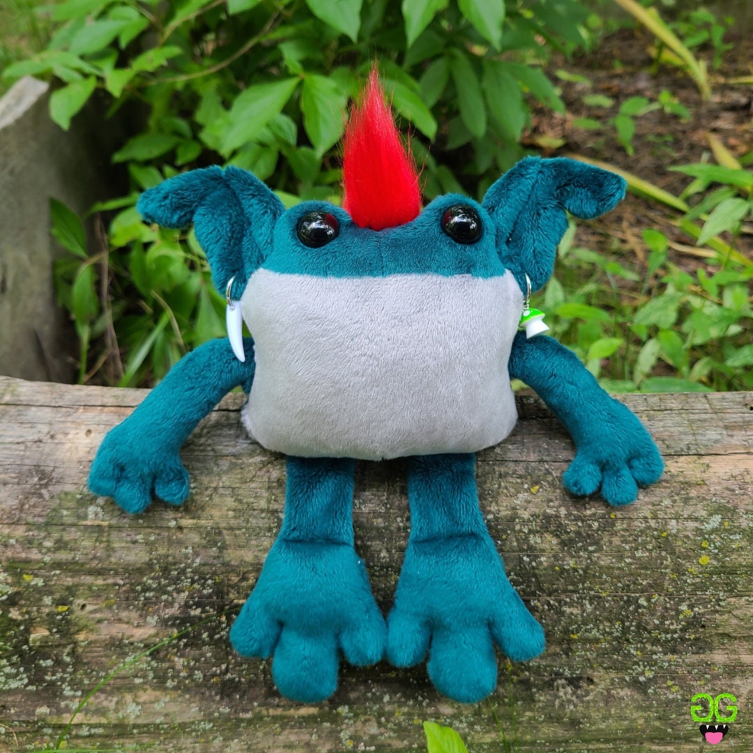 Gorf the Frogfolk Grung OOAK Plush Frog Creepy Cute Frog Gobblygorks - Etsy
