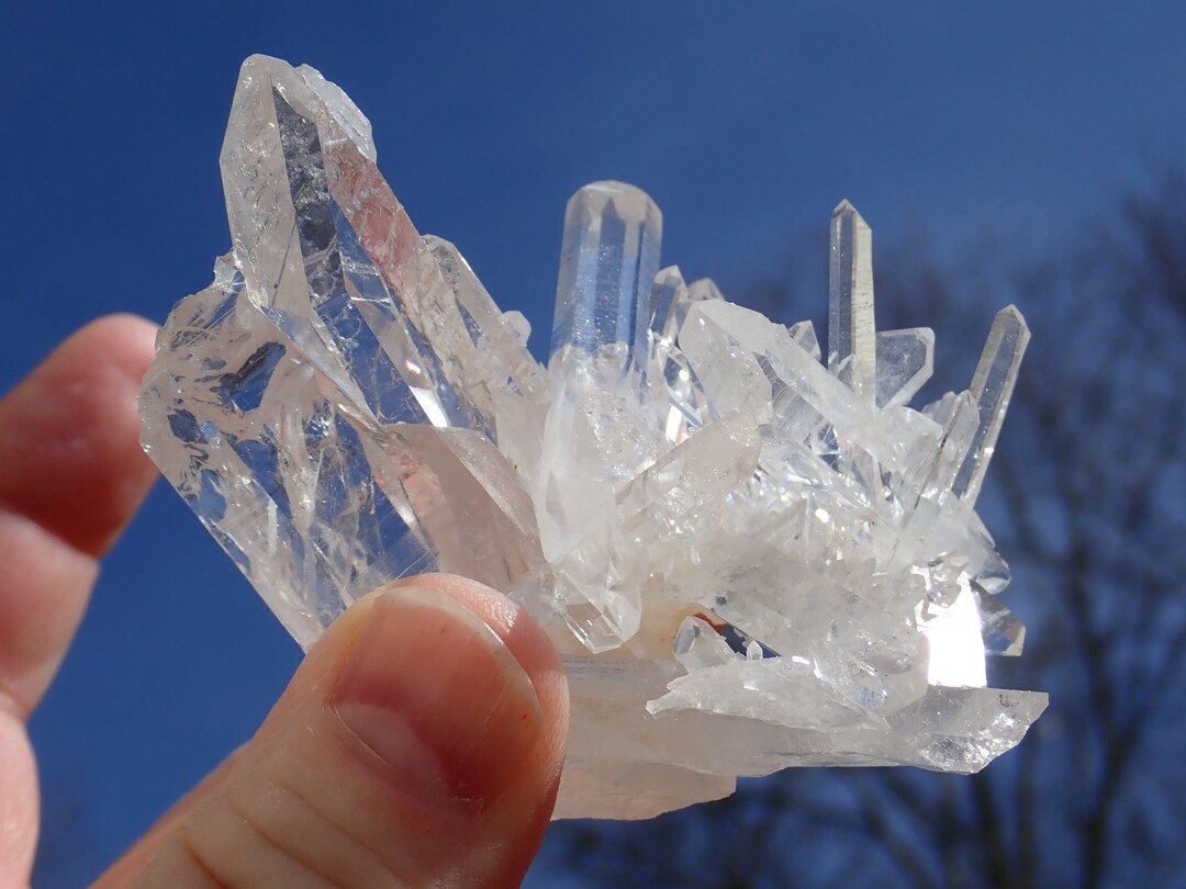 Rock Crystal Quartz Cluster From Mount Ida, Arkansas. From a Veteran ...