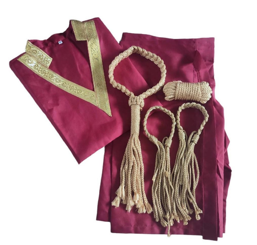 Suit Muay Boran + Mongkhon With 2 Pra Jiad and Rope for Muay Thai ...