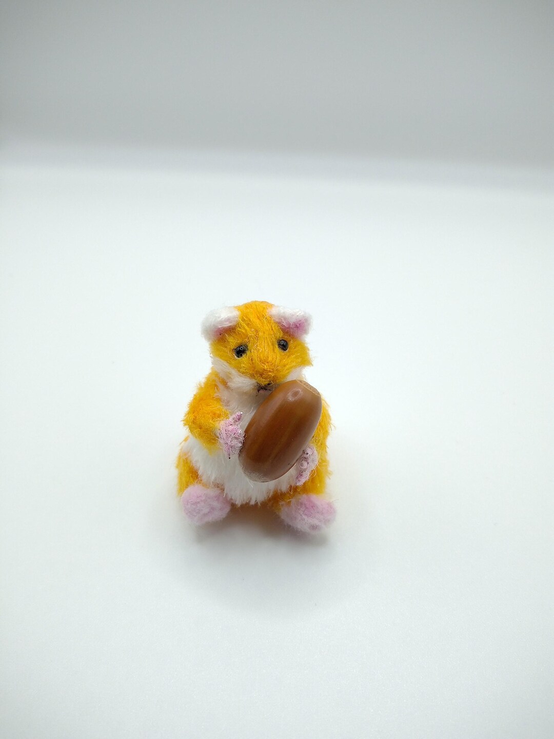 Miniature Hamster Mini Orange Animal Toy Cute Dollhouse Pet Gift for ...