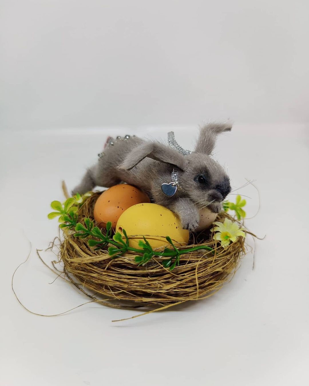 Rabbit Brooch Realistic Replica of Pet, Rabbit Figurine, Rabbit Pin ...