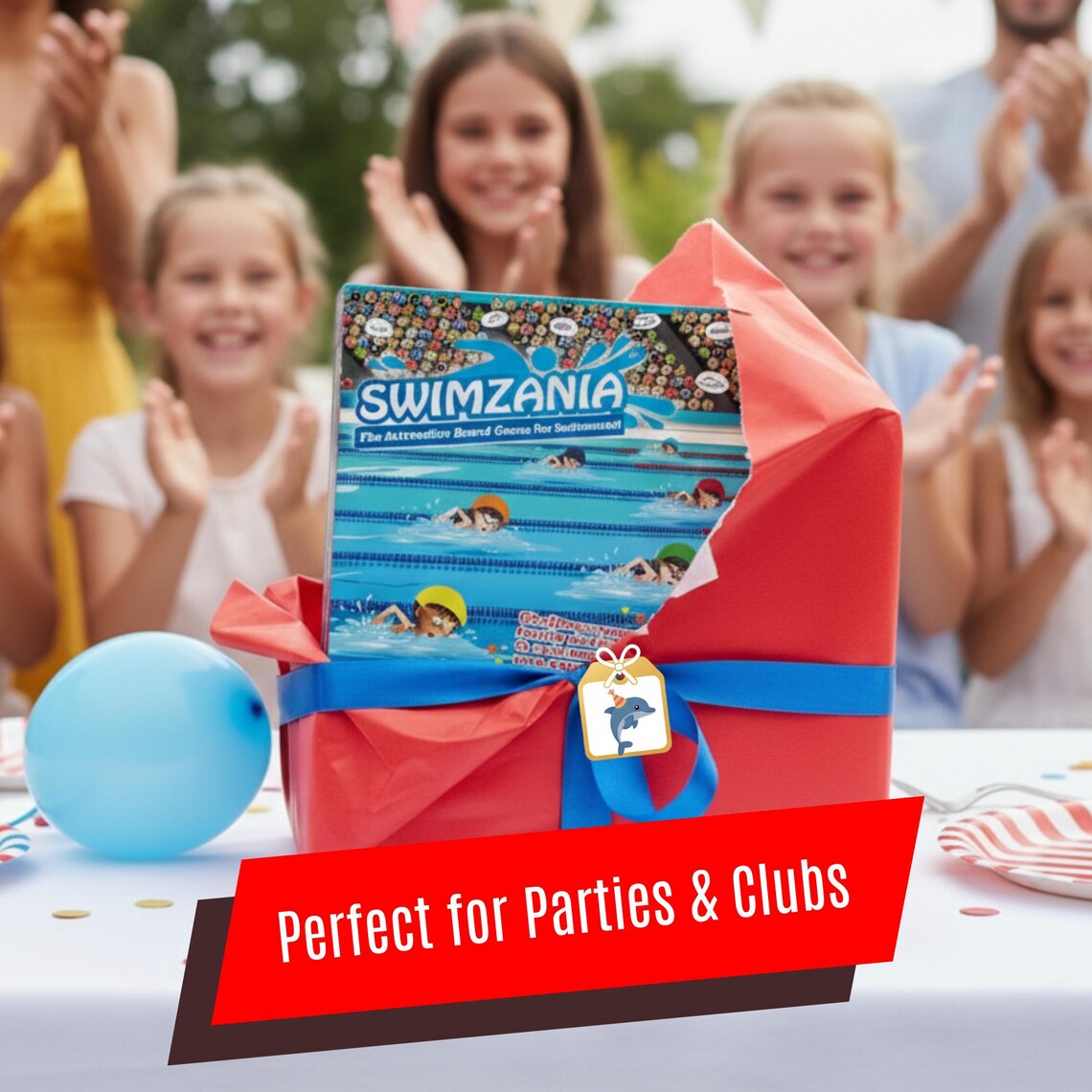 Swimzania Board Game – Interactive Swimming Race Game for Kids Ages 4 ...