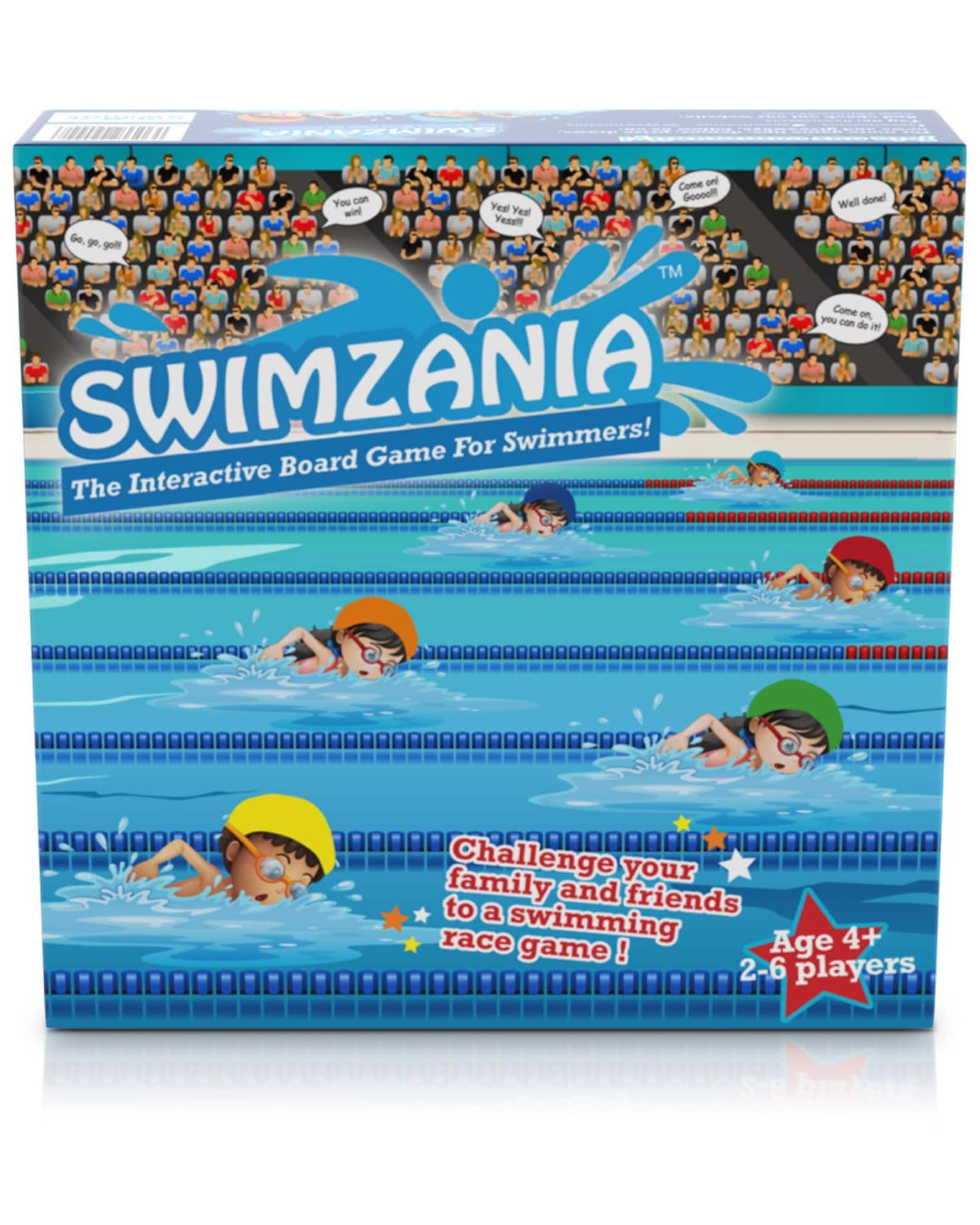 Swimzania Board Game – Interactive Swimming Race Game for Kids Ages 4 ...