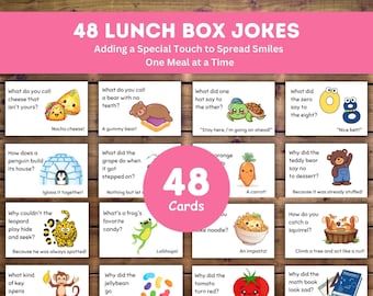 Lunch Box Jokes for Kids Lunchbox Notes Printable Lunchbox Notes Joke ...