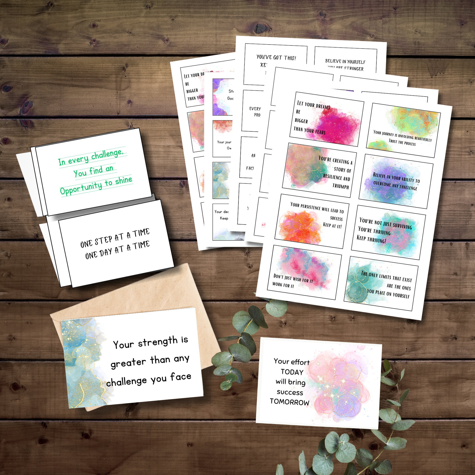 Printable Positive Affirmation Cards Teacher Appreciation Gift ...