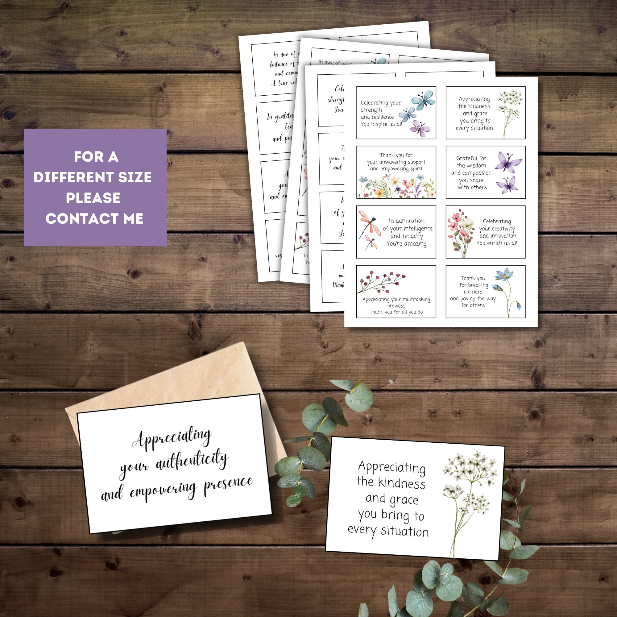 Mothers Day Affirmation Cards for Mom Printable Mother's Day Gift Mom ...