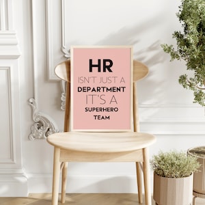 HR Office Decor for Team Office Decor for Women Motivation Wall Art ...