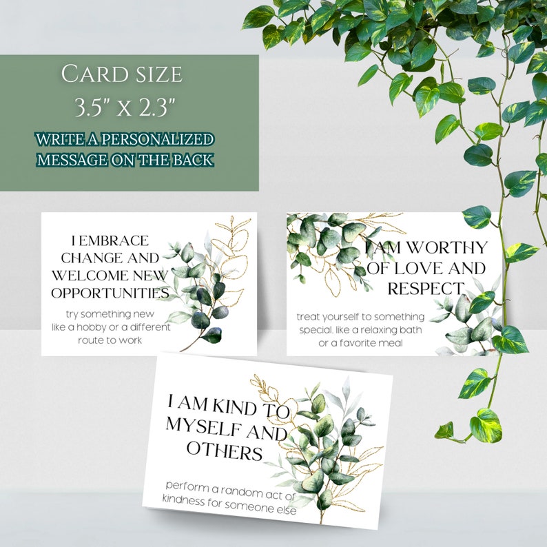 80 Self-love Affirmation Cards: Positive Quotes, Personal Growth ...
