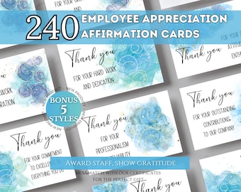 Employee Appreciation Card, Staff Gift Team Thank You Gift Welcome to ...