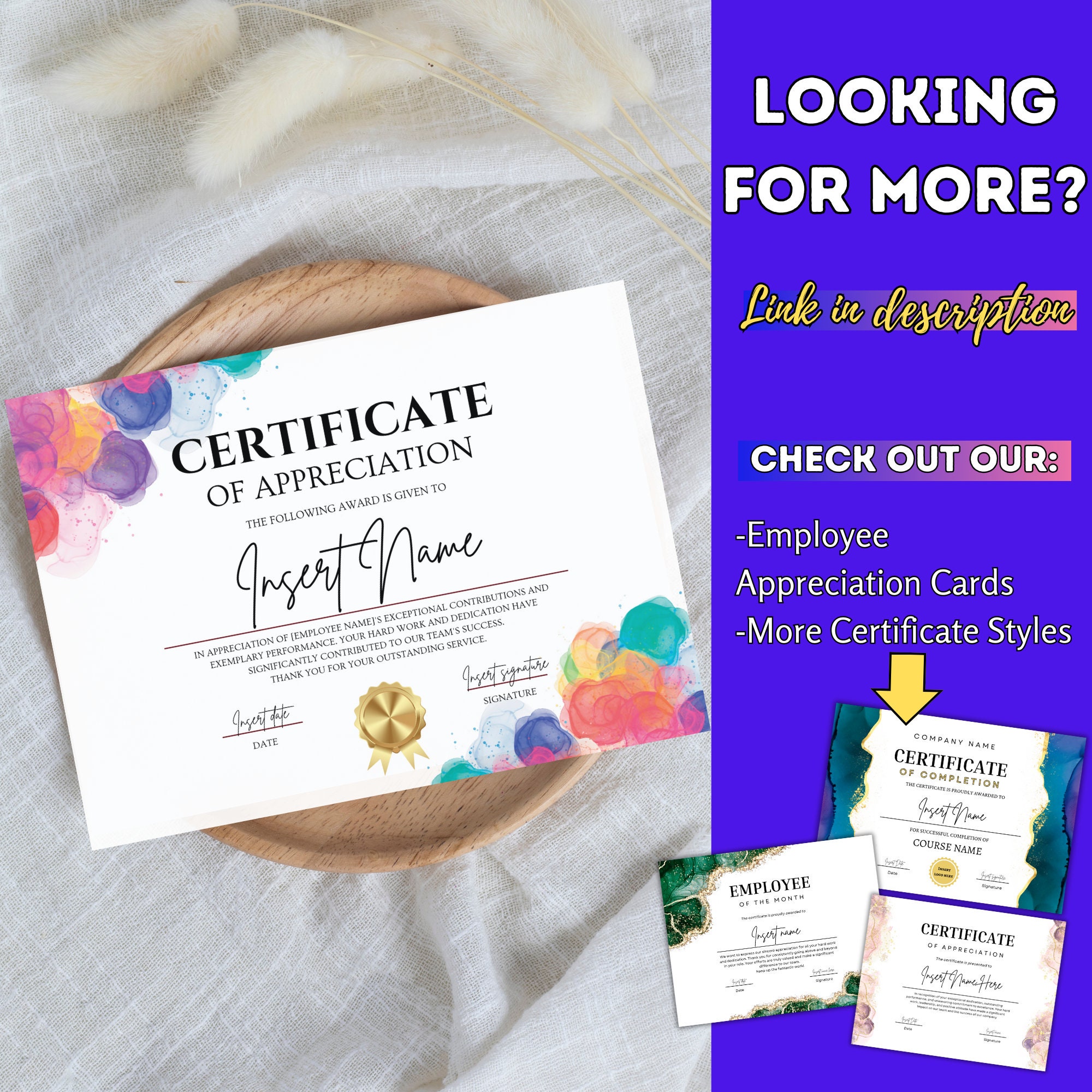 Employee Appreciation Certificate Template of Employee Recognition ...